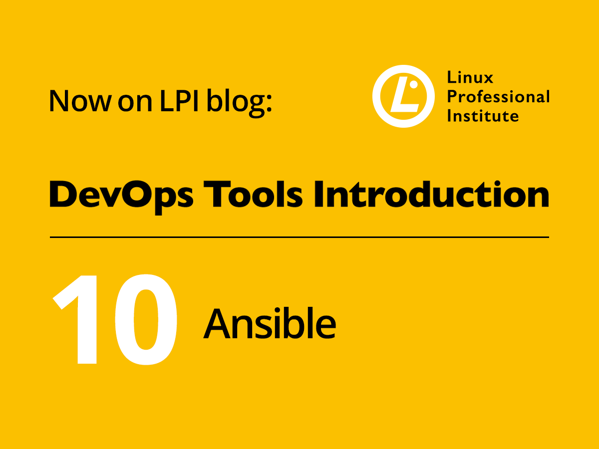 Devops Tools Introduction 10 Ansible Linux Professional Institute
